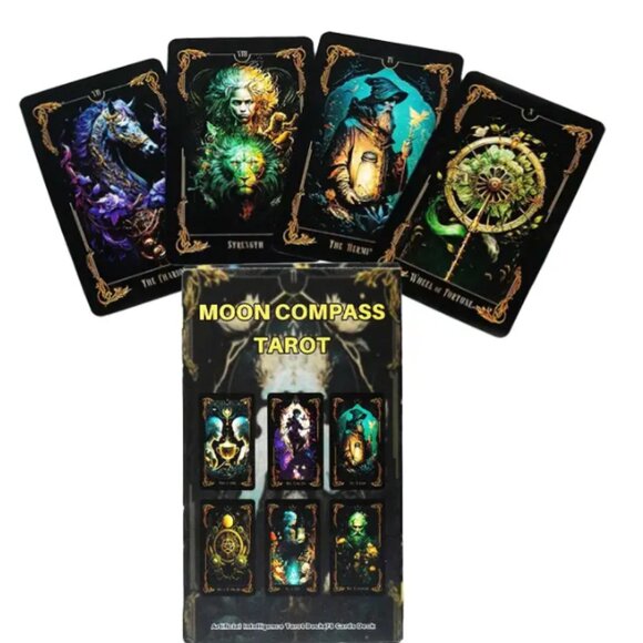 the Oracle | Games | Moon Compass Tarot 78 Card Deck Nwt | Poshmark